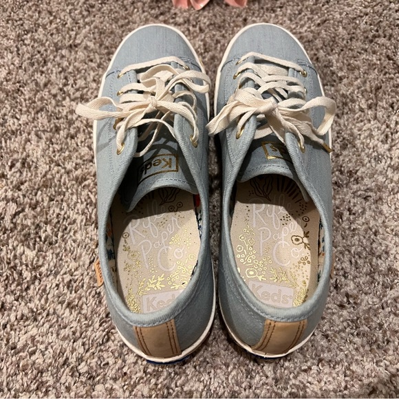 Keds | Shoes | Keds X Rifle Paper Co Triple Kick Rosalie Embroidered Jute | Poshmark